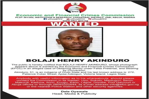 Nigeria - Bolaji Akinduro: EFCC Declares Oil Mogul Wanted for Fraud | Nigerian Bulletin - News ...