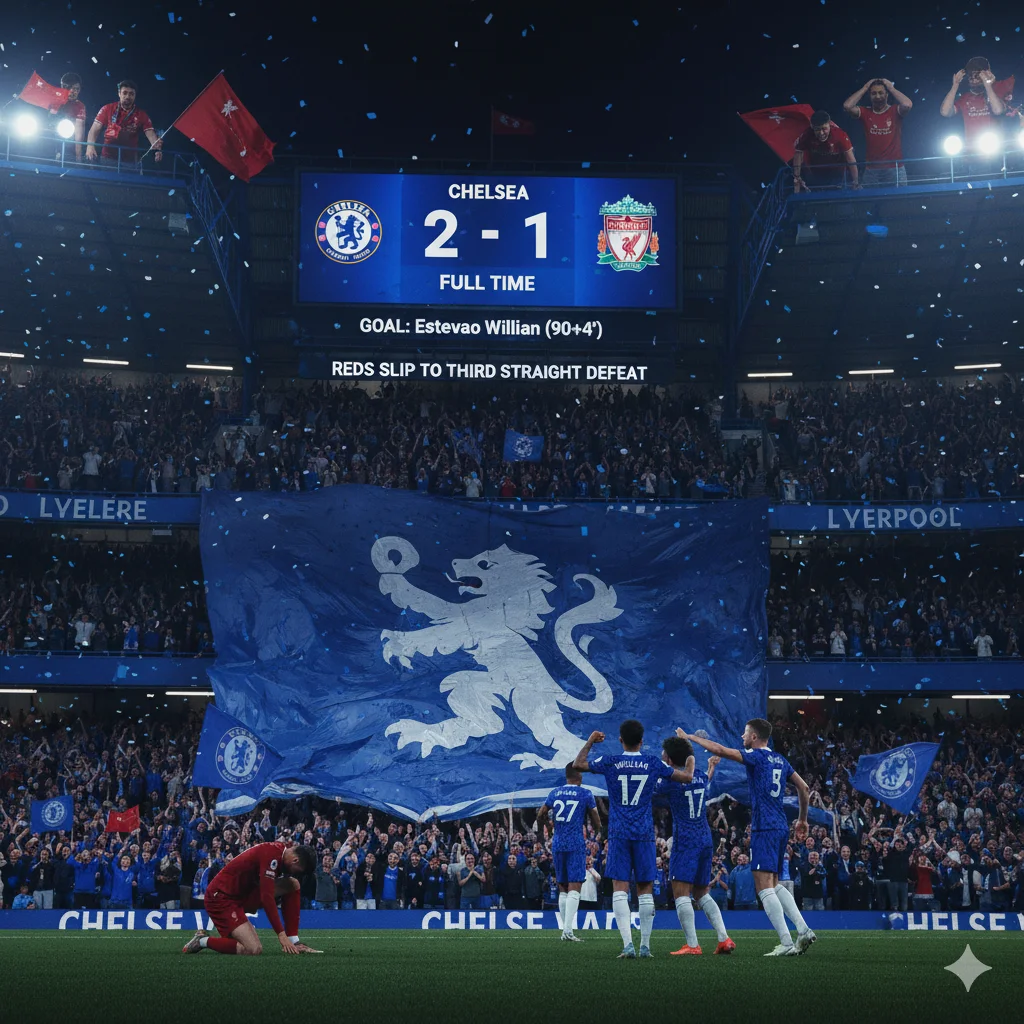 Europe - Chelsea 2-1 Liverpool: Last-Minute Winner Stuns Reds in Third ...