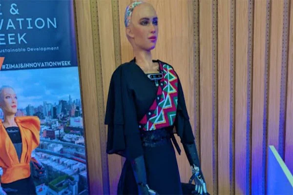 Africa - Zimbabwe Unveils First Humanoid Robot, Sophia, at University ...