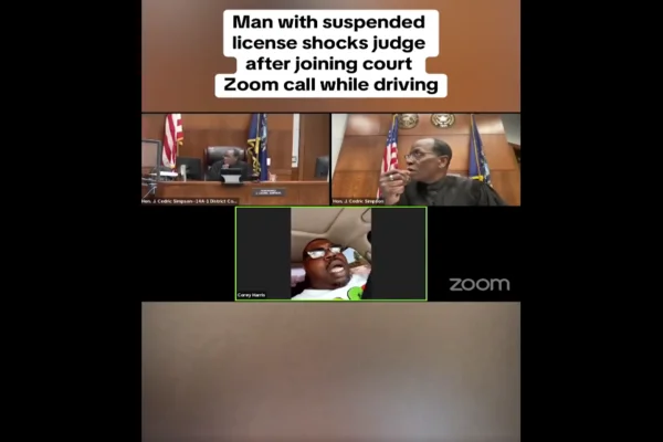 Americas - Man with Suspended License Joins Court Zoom Call While ...