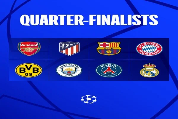Europe - UEFA Champions League Last 8: Meet the Quarter-Finalists of ...